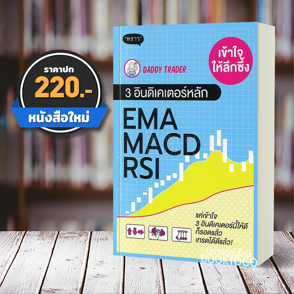 (พร้อมส่ง) เข้าใจให้ลึกซึ้ง 3 อินดิเคเตอร์หลัก EMA MACD RSI Daddy Trader พราว | Shopee Thailand