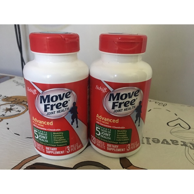 Movefree แท้100%(สีเขียว) Advance plus MSM 120 เม็ด | Shopee Thailand