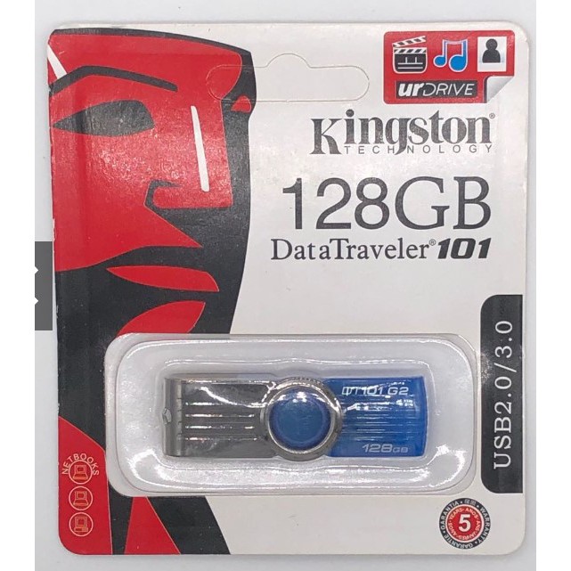 แฟลชไดร์ฟ 2GB 4GB 8GB 16GB 32GB 64GB 128GB Kingston Portable Metal ...