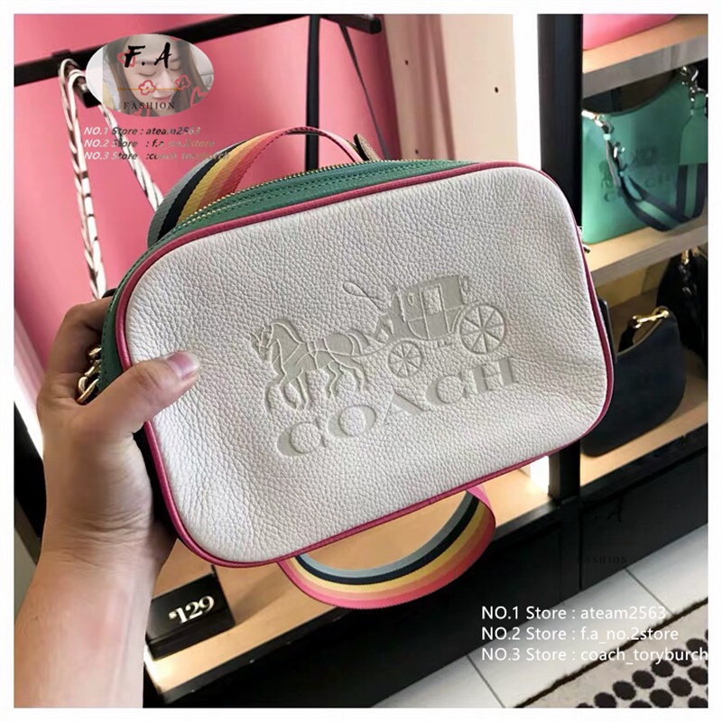 F.A (ของแท้ 100%) COACH 72704 75818 การออกแบบสายคล้องไหล่คู่ กระเป๋าแนว ...