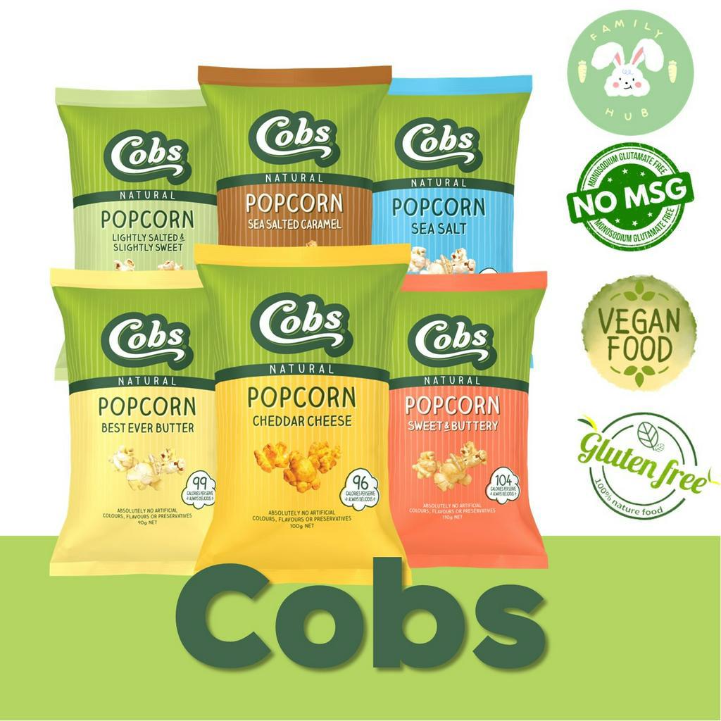 Cobs Natural POPCORN ข้าวโพดคั่วนำเข้าพร้อมส่งจากออสเตรเลีย มีให้เลือก ...