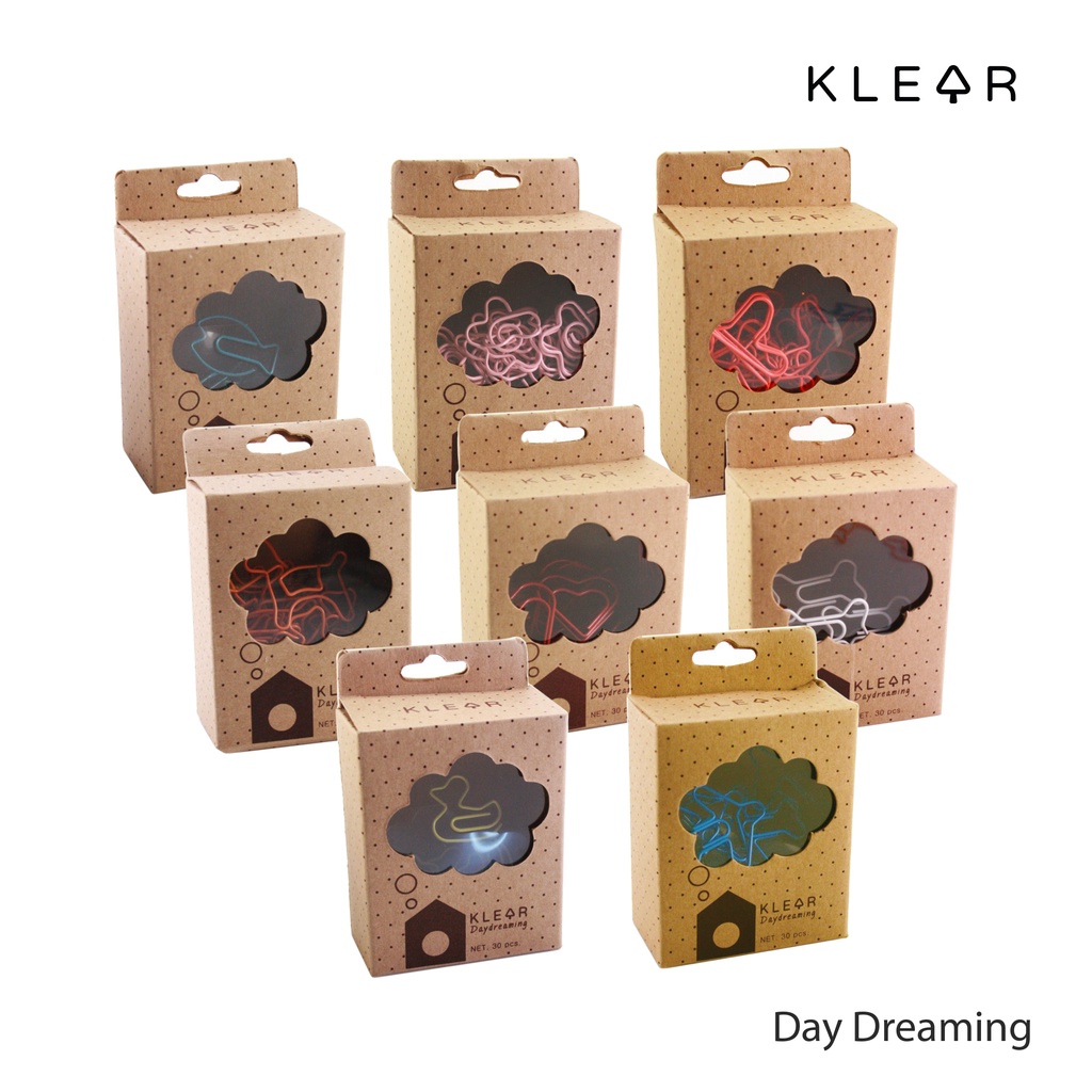 KlearObject Day Dreaming Clip คลิปหนีบกระดาษ คลิปรูปสัตว์หลากหลายรูปแบบ K448-K455 | Shopee Thailand