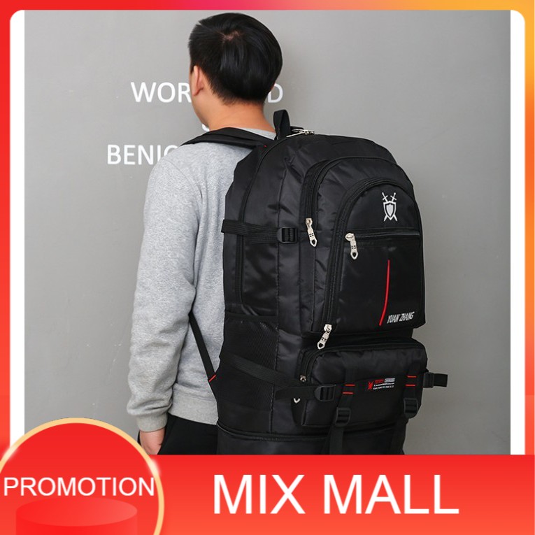พร้อมส่ง MixMall กระเป๋าเป้เดินทาง ขนาด 70 ลิตร แบบสะพายหลัง เดินเขา บรรจุของได้เยอะ （PTS 8-08 ...