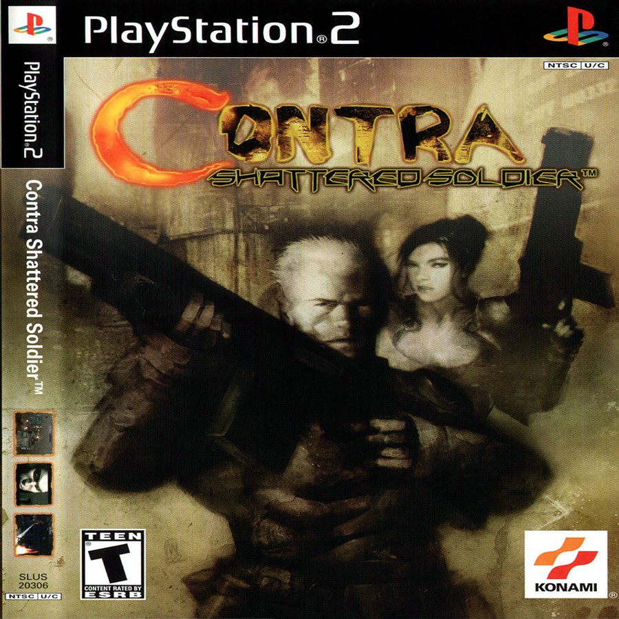 SF แผ่นเกมส์ PS2 (รับประกัน) Contra - Shattered Soldier | Shopee Thailand