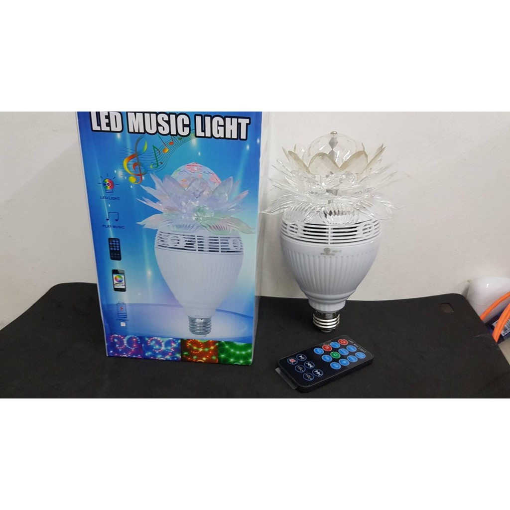 LED Bluetooth Music BULB Speake หลอดไฟ RGB 7 WATT ลำโพงบูลทูธอัจฉริยะ ...