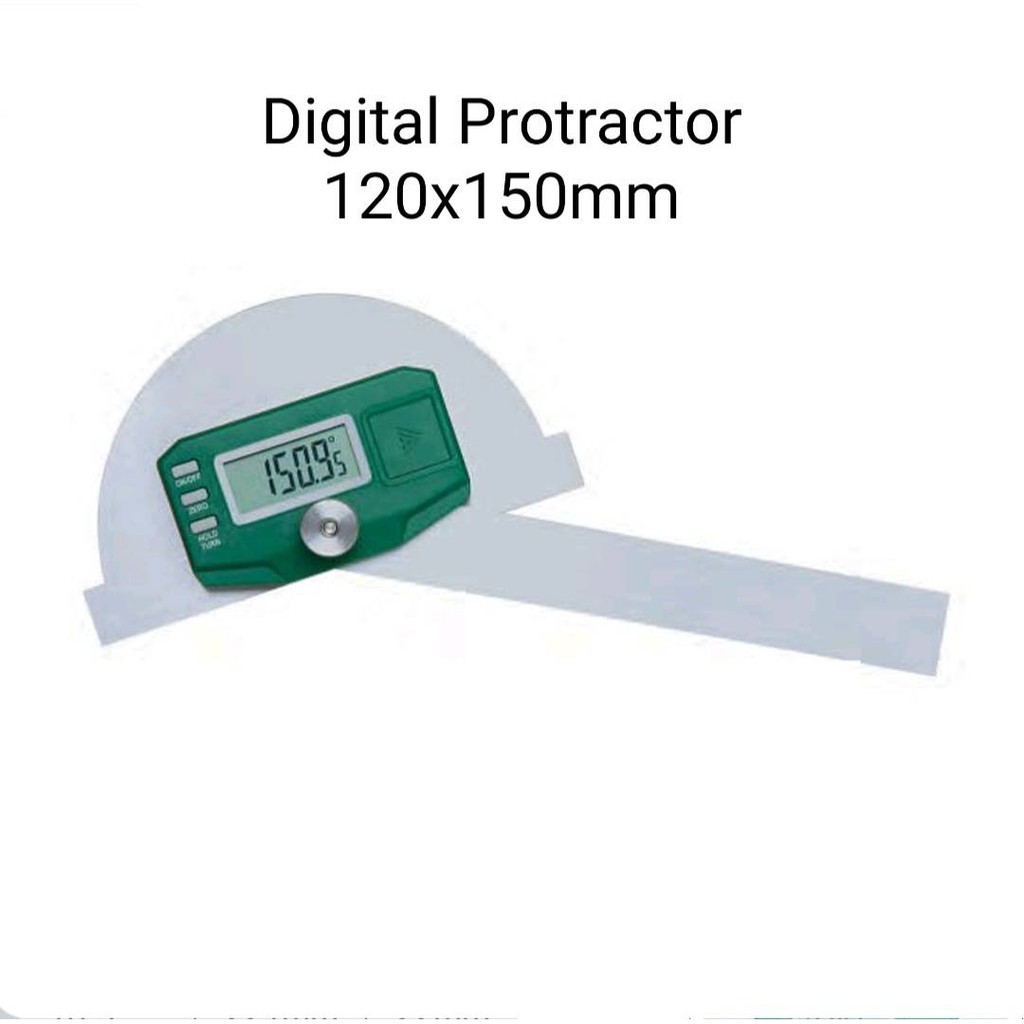 โปรแทรคเตอร์ ดิจิตอล 120x150mm Digital Protractor INSIZE 4779-120 อิน ...
