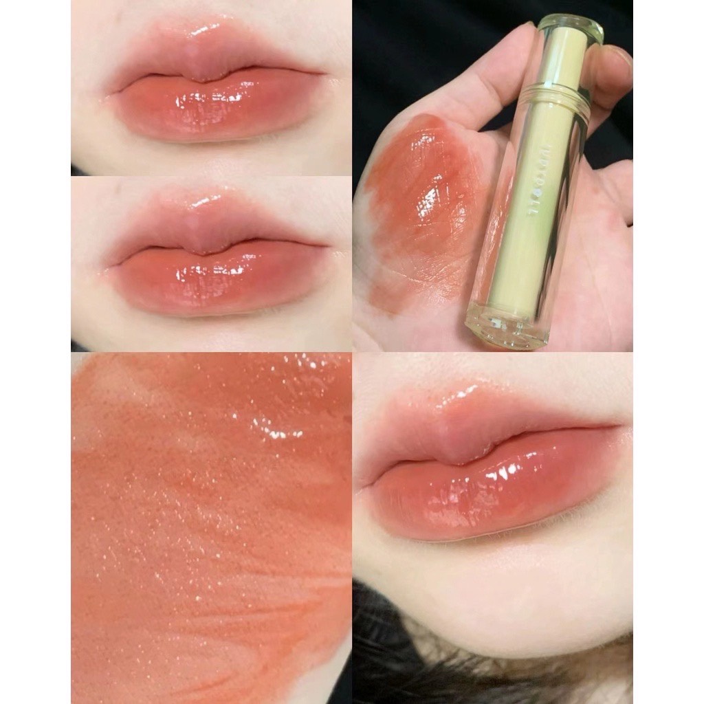 M209 Cappuvini ลิปสติก ลิปกลอสเจลลี่ ทรงสามเหลี่ยม หลอดใส | Shopee Thailand