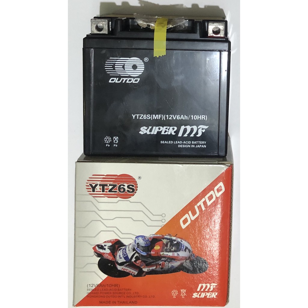 แบตเตอรี่แห้ง OUTDO YTZ7S 12V7Ah/10HR | Shopee Thailand
