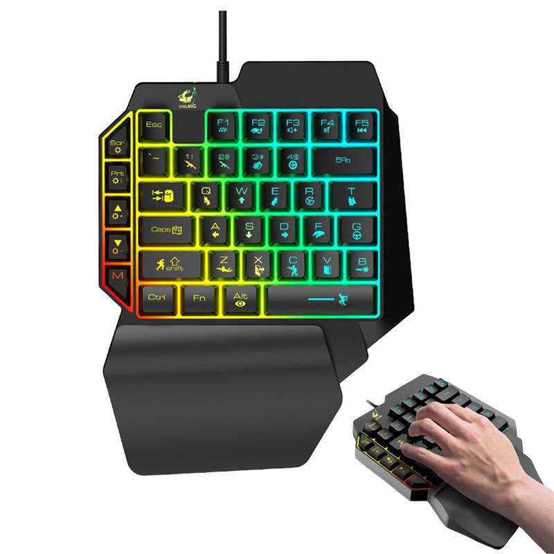 HOT SALE ของแท้ 100% Single-Hand Keypad Gaming Keyboard | Shopee Thailand