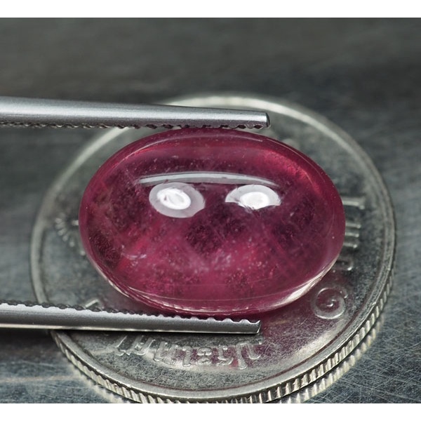 พลอยไพลินหลังเบี้ย (Ruby) 7.55 กะรัต (12294) | Shopee Thailand