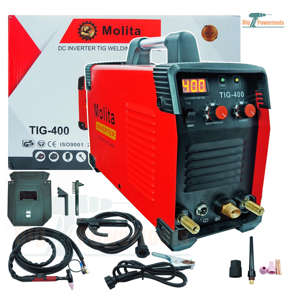 MOLITA ตู้เชื่อมอาร์กอน 2 ระบบ รุ่น TIG-400 ตู้เชื่อมไฟฟ้า Inverter MMA ...