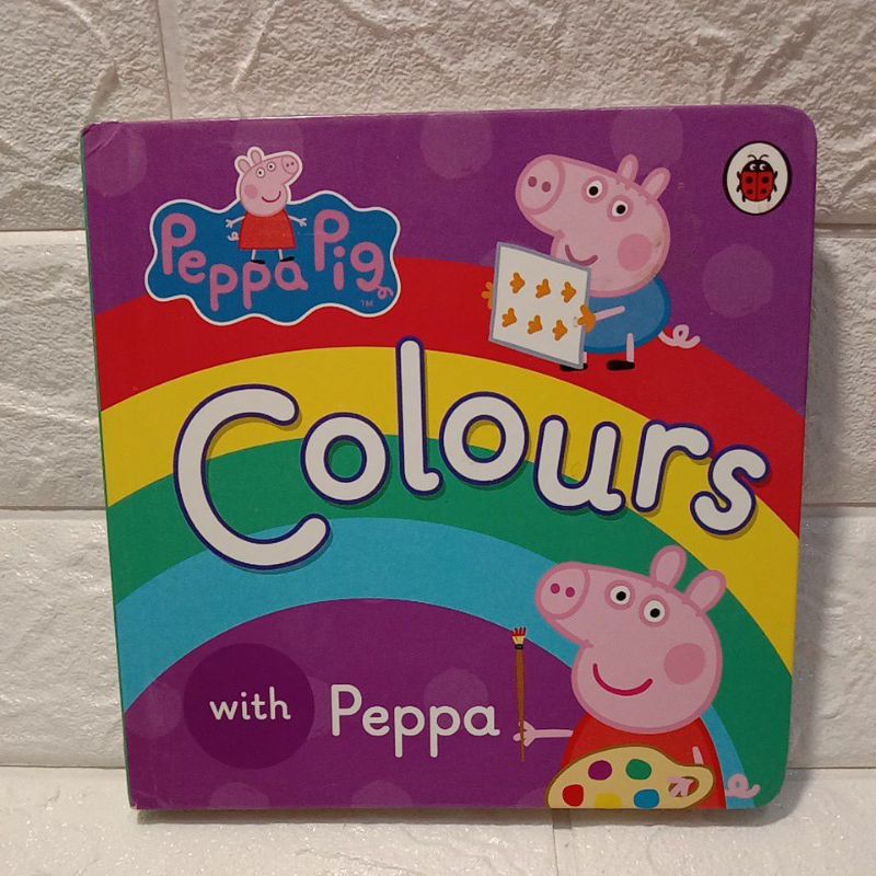 Peppa pig colours with Peppa (board book) | Shopee Thailand