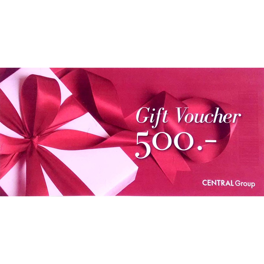 บัตรกำนัลเซ็นทรัล กรุ๊ป 500 บาท Central Group Gift Voucher 500 Baht | Shopee Thailand