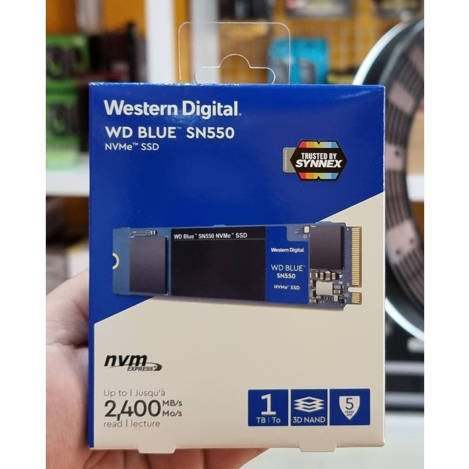 WD M.2 1TB SSD PCIe Blue SN550 (WDS100T2B0C) NVMe ประกัน SYNNEX (พร้อม ...
