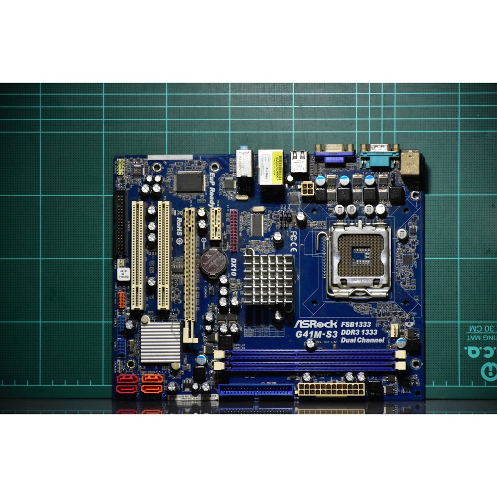 เมนบอร์ด Asrock g41m-gs3 Core 2 Duo | Shopee Thailand