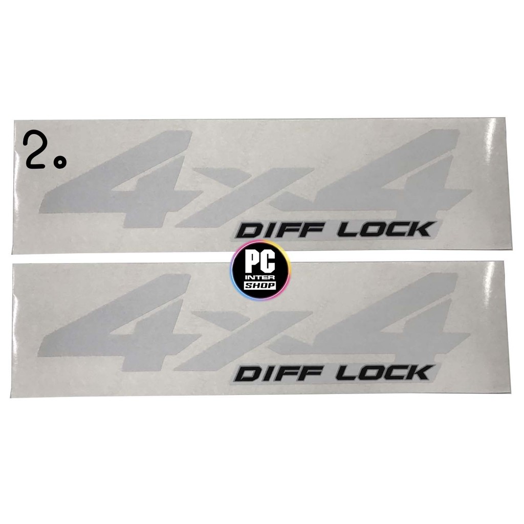สติ๊กเกอร์ Revo 2020 z-edition 4x4 diff lock | Shopee Thailand