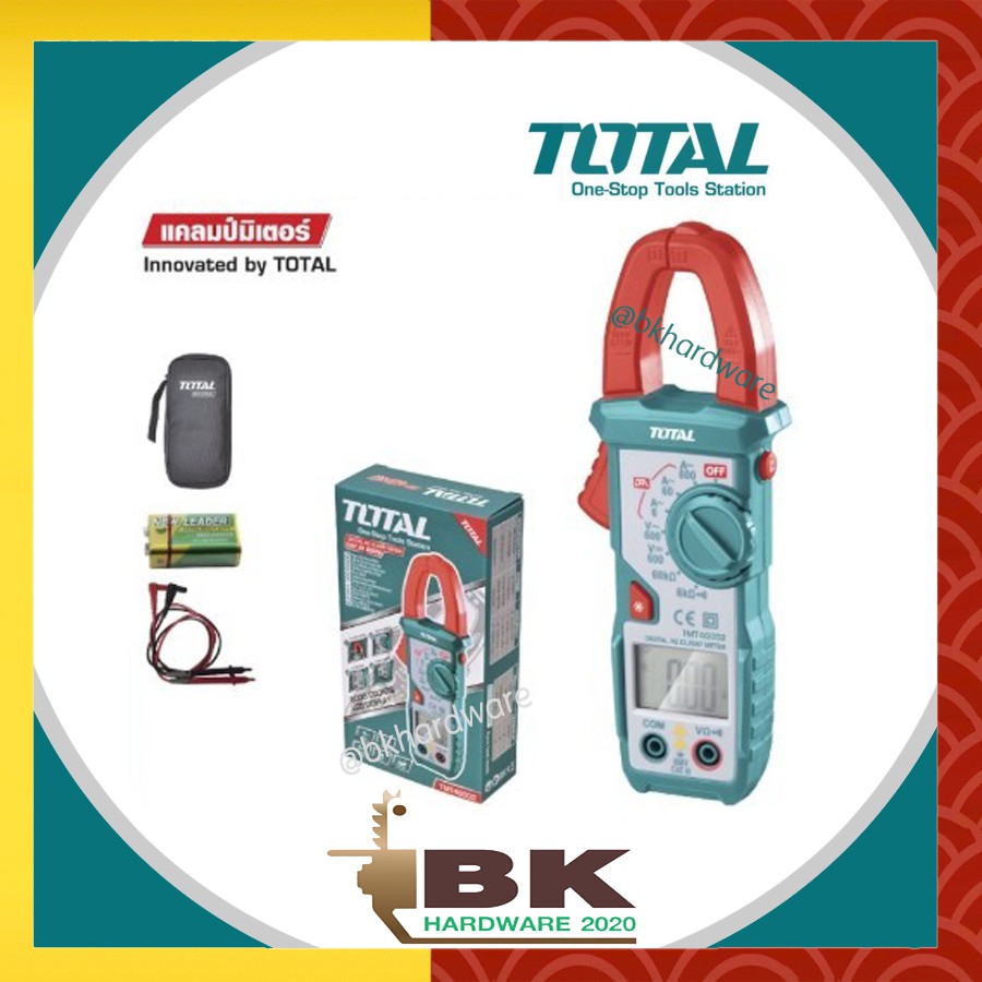 TOTAL ดิจิตอล แคล้มมิเตอร์ AC รุ่น TMT46003 ( Digital Clamp Meter ) ของ ...