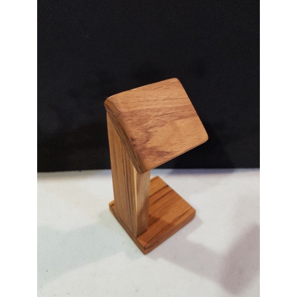 Watch stand handmade from Teak wood แท่นโชว์นาฬิกาไม้สัก | Shopee Thailand