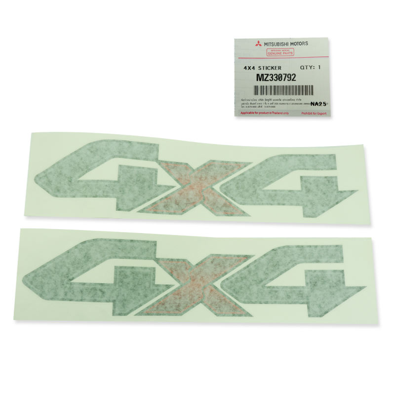 สติ๊กเกอร์ Sticker "4x4" แท้ มิซูบิซิ Mitsubishi L200 Triton Genuine ...