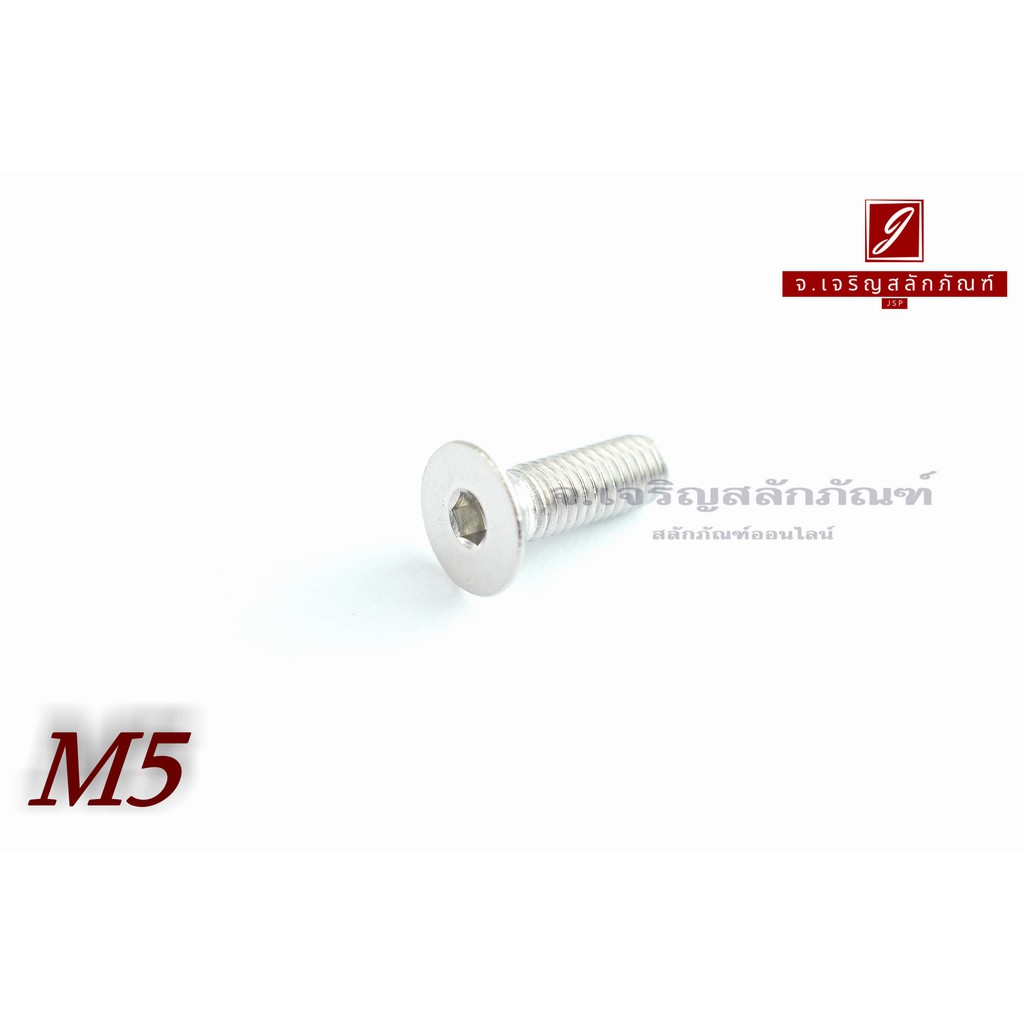 น็อตหัวจมเตเปอร์สแตนเลส M5x15 | Shopee Thailand