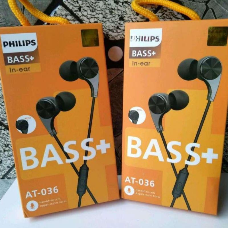 ชุดหูฟังอินเอียร์ แฮนด์ฟรี Philips PH036 แบบแม่เหล็ก เสียงเบสหนัก | Shopee Thailand