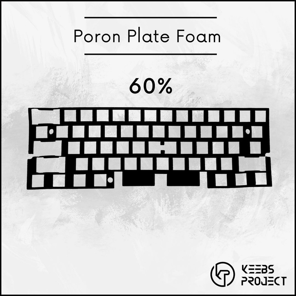 Poron Plate โฟมสําหรับ 60% 64 คีย์ 68 82 84 75% 87 TKL 104 รูปแบบ 96% สําหรับคีย์บอร์ดแบบกลไก ...