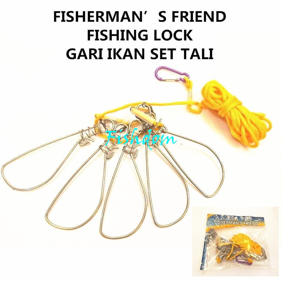 Fisherman's บล็อกตกปลา GARI IKAN SET TALI FISH LOCK MS8008 | Shopee ...