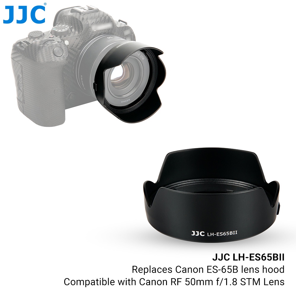 JJC Lens Hood ฝาครอบเลนส์กล้อง Canon RF 16mm / 35mm / 50mm F1.8 STM / 85mm F2 / 15-35mm / 24 ...