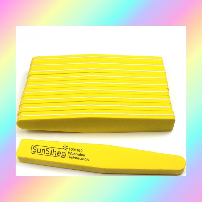 ตะไบบัฟ ตะไบฟองน้ำ ตะไบละเอียด Sunshine Buffer (100/180) สำหรับแต่งเล็บ ...