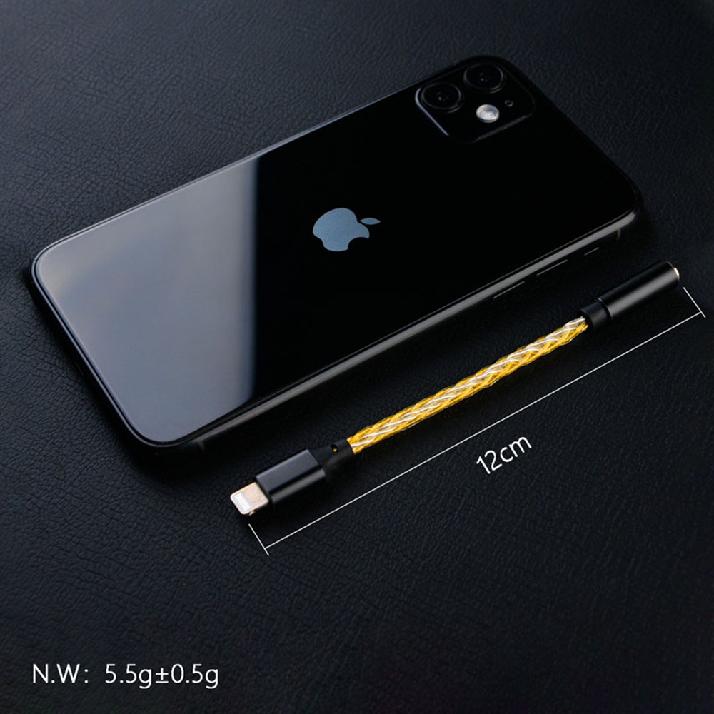 Jcally JM08L อะแดปเตอร์สายหูฟัง ชุบเงิน 12 แกน C101 3.5 มม. C100 ...