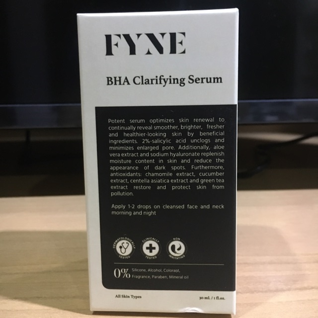 FYNE. BHA Clarifying Serum | Shopee Thailand