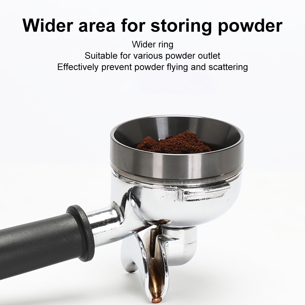 ☕☕☕ 51/53/58mm Espresso Dosing Funnel Magnetic Espresso Coffee Dosing ...