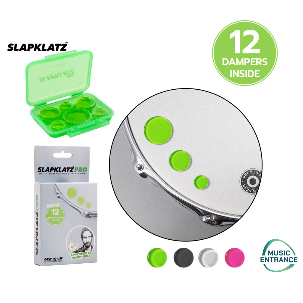 SlapKlatz PRO Damper Gel เจลติดหนังกลอง มิ้วกลอง อันดับ 1 The #1 Damper ...
