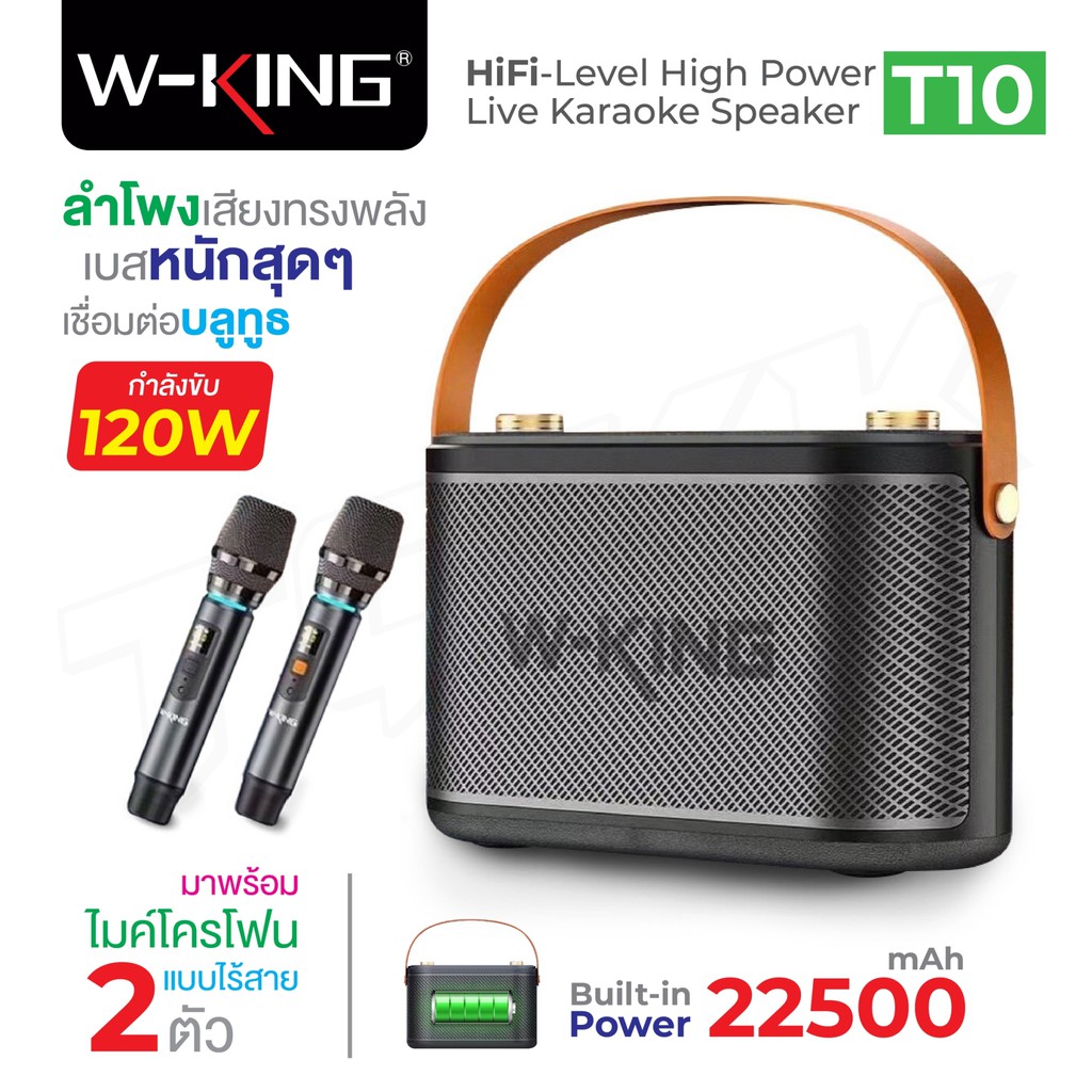 W-KING T10(H10)/H10S/K6L HIFI-LEVEL HIGH POWER LIVE KARAOKE SPEAKER ...