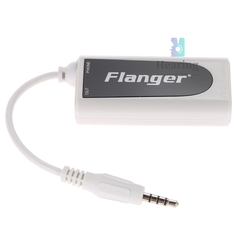 Flanger FC-21 Guitar Connector Converter Electric Guitar Bass to Mobile ...