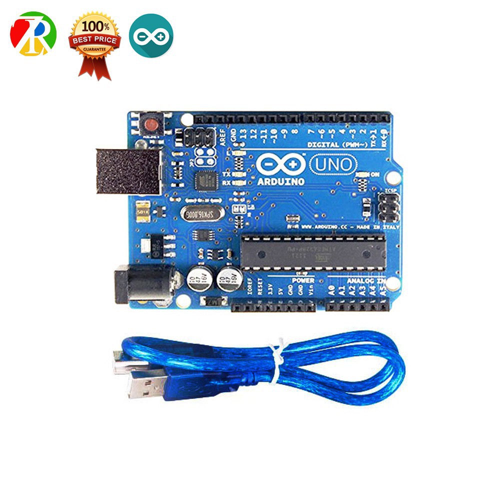 ♜Arduino Uno R3 บอร์ดไมโครคอนโทรเลอร์ UNO R3 ATmega328 พร้อมสาย USB by ...