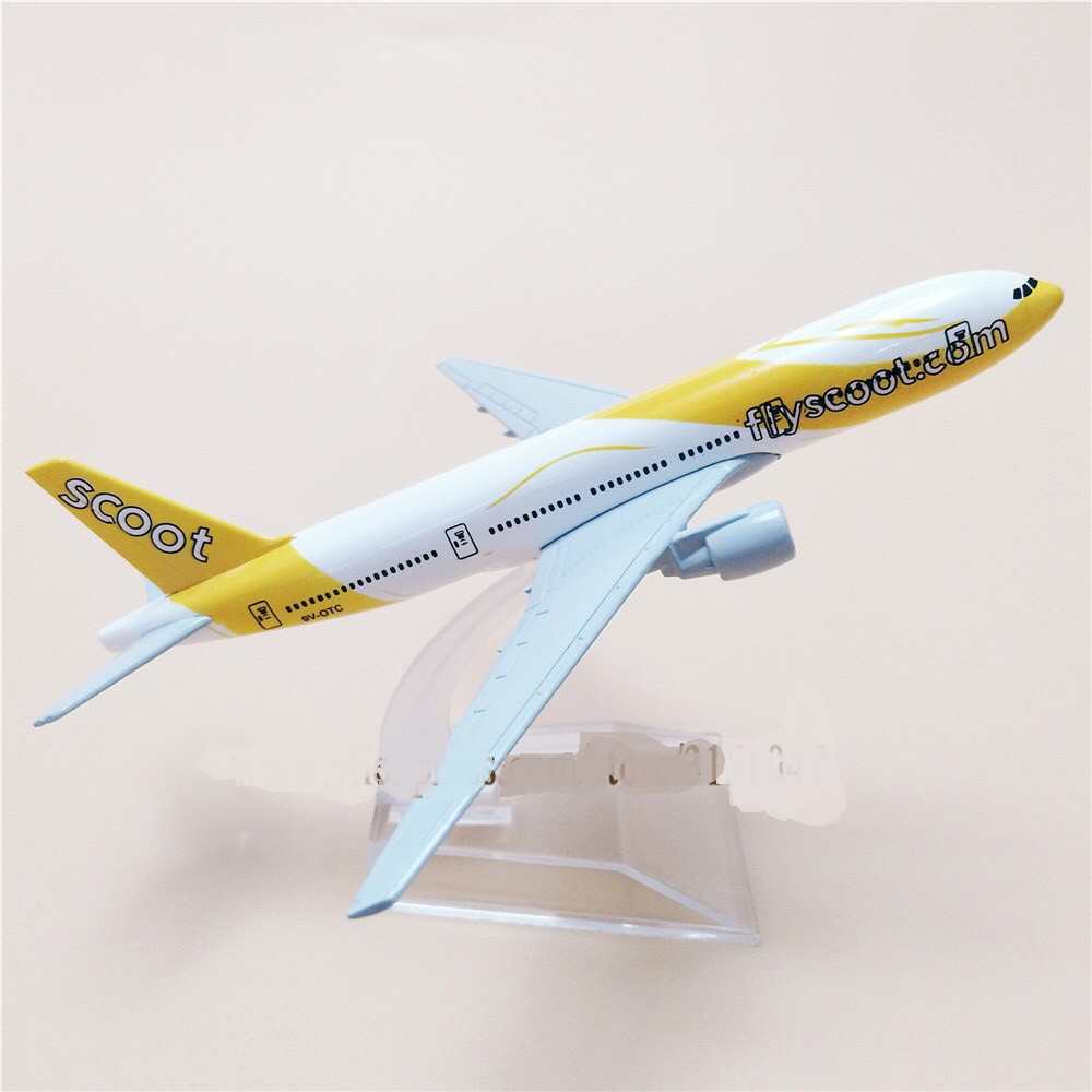 [16CM] โมเดลเครื่องบิน นกสกู๊ต 777 Nok Scoot (Aircraft Model) ทำจาก ...