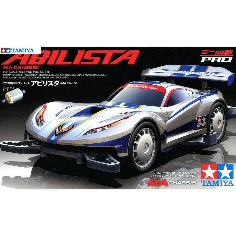 โมเดลรถรางทามิย่า 1/32 Tamiya Mini 4WD TA18639 Abilista (MA Chassis ...