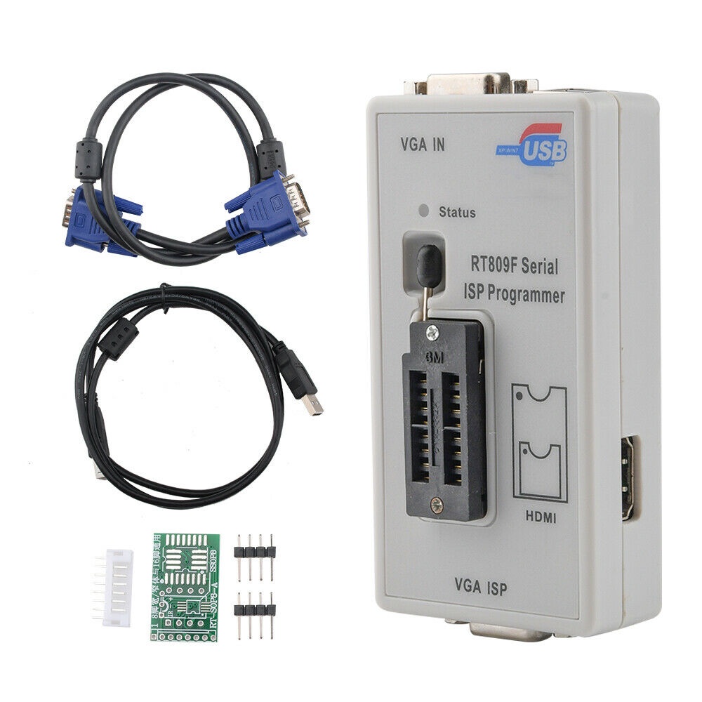 DIYMORE RT809F ISP Programmer/RT809 lcd usb programmer 24-25-93 serise ...
