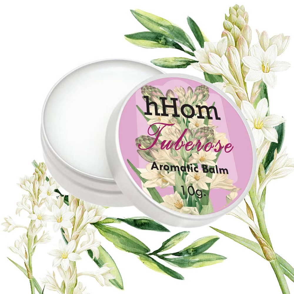 น้ำหอมแห้ง กลิ่น ดอก ซ่อนกลิ่น ขนาด 10 กรัม Aromatic Balm - Tuberose ...