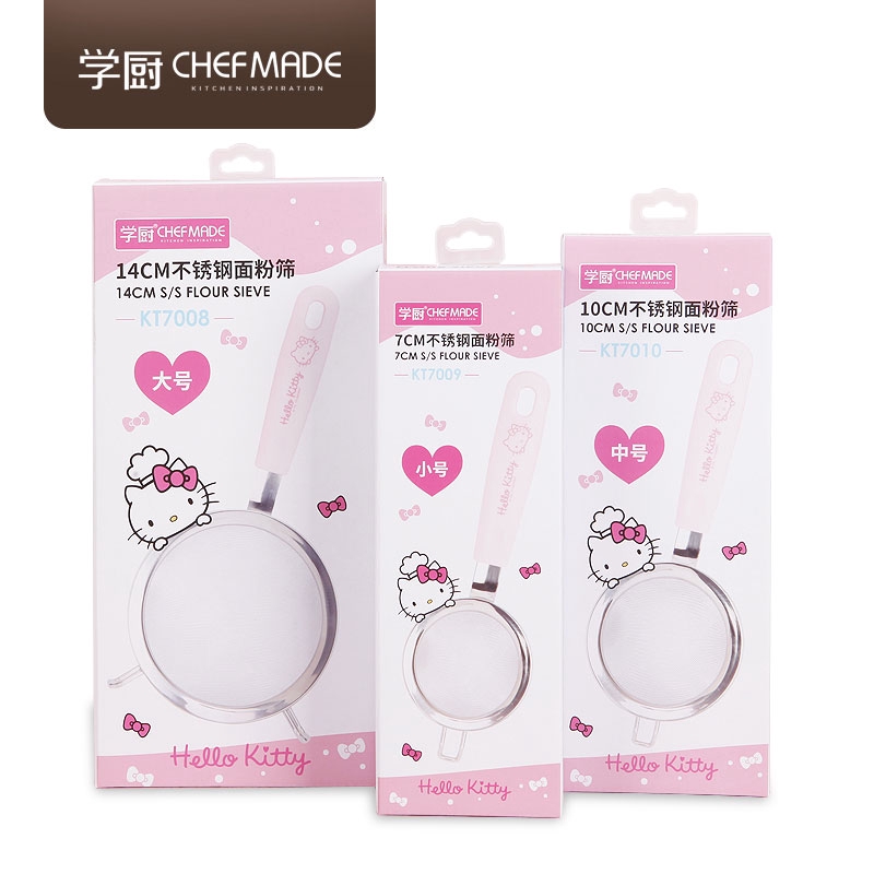 Chefmade & Hello Kitty Authorized 304 ตาข่ายสแตนเลสหน้าจอ 30 องศาหน้าจอแป้ง 7ซม.Kt7009 | Shopee ...