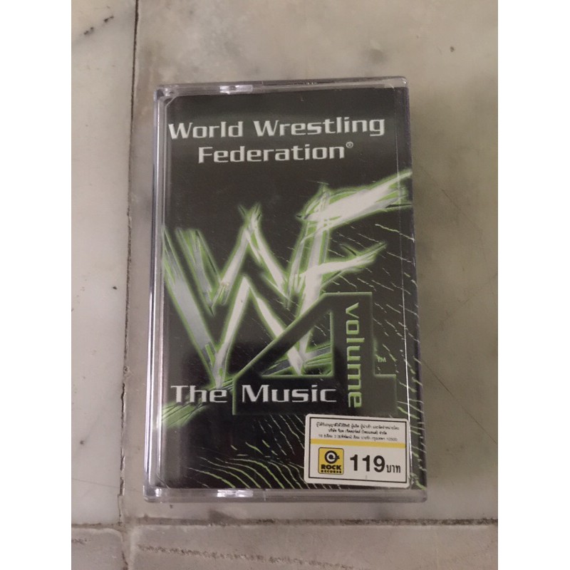 เทปเพลงมวยปล้ำ WWF The Music volume 4 แท้ มือสอง สภาพดี ของพร้อมส่งครับ ...
