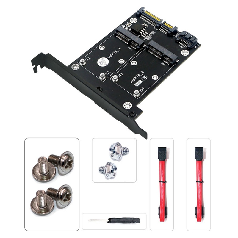 Bt MSATA SSD เป็น Dual SATA3 6 0 GPS อะแดปเตอร์แปลงการ์ดโมดูลบอร์ดพร้อม ...