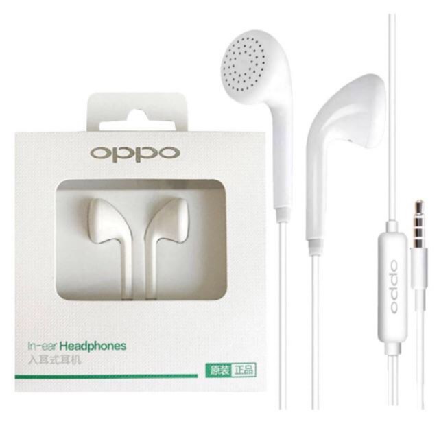 OPPO หูฟัง In-ear Headphones รุ่น MH130 ( สีขาว ) | Shopee Thailand