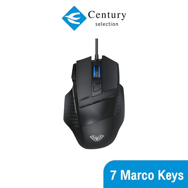 AULA S12 Professional Gaming Mouse with 7 keys for Game PC Laptop ...