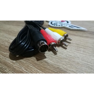 สาย MMI AV 9 PIN S-VIDEO 3 RCA 9 pin Audio Video AV Cable for Sega ...