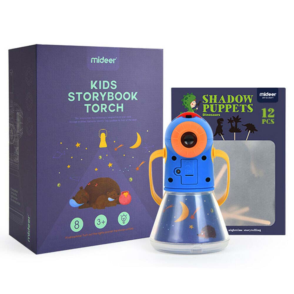 3 in 1 Kids Torch Light Story Book Bedtime Slide Show Picture ...