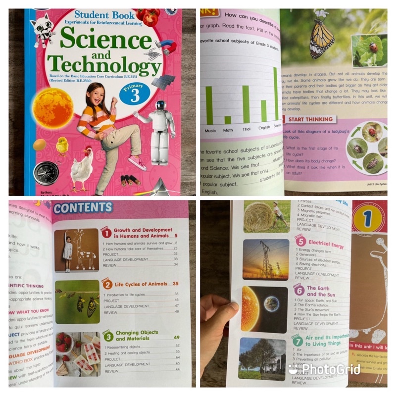 Science and Technology primary 1-6 P.W.Inter | Shopee Thailand