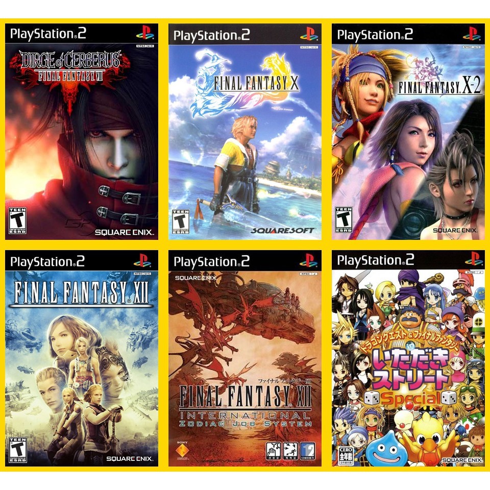 Final Fantasy ทุกภาค PS2 ไฟนอลแฟนตาซี ทุกภาค เพลสอง | Shopee Thailand
