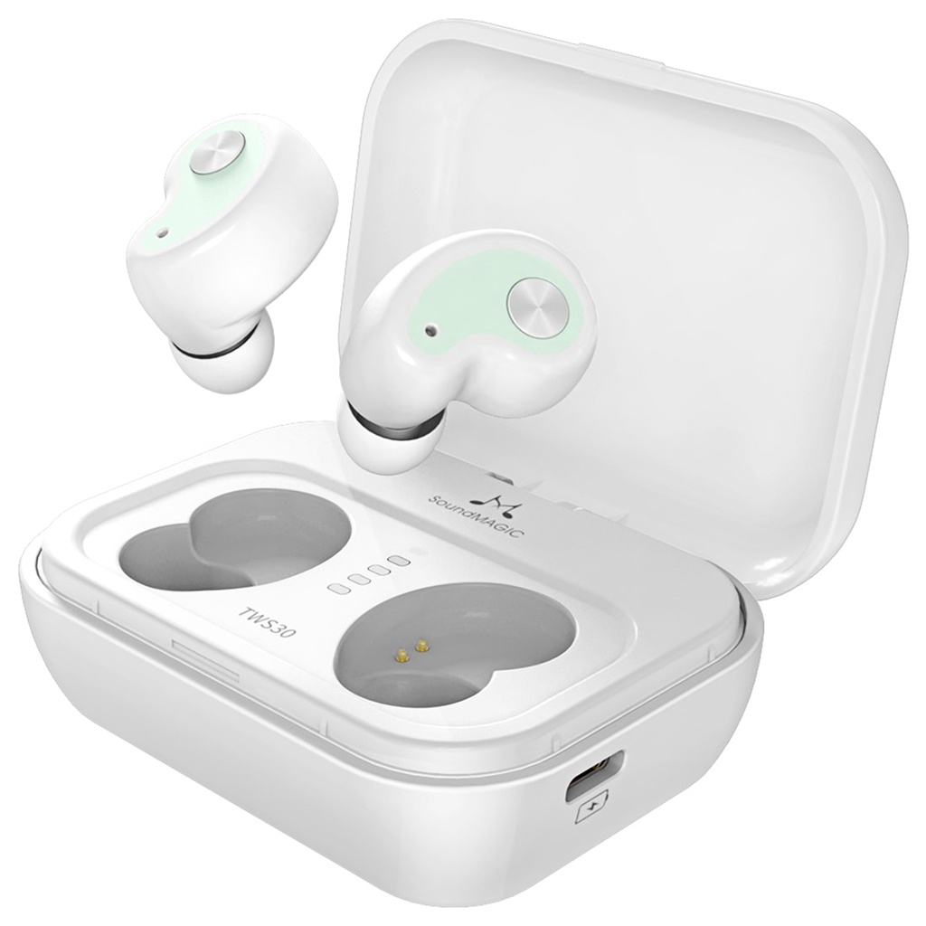 Soundmagic TWS30 G2 หูฟังไร้สาย True หูฟังบลูทูธพร้อมไมโครโฟนไฮไฟสเตอริโอหูฟังชนิดใส่ในหูชุดหู ...
